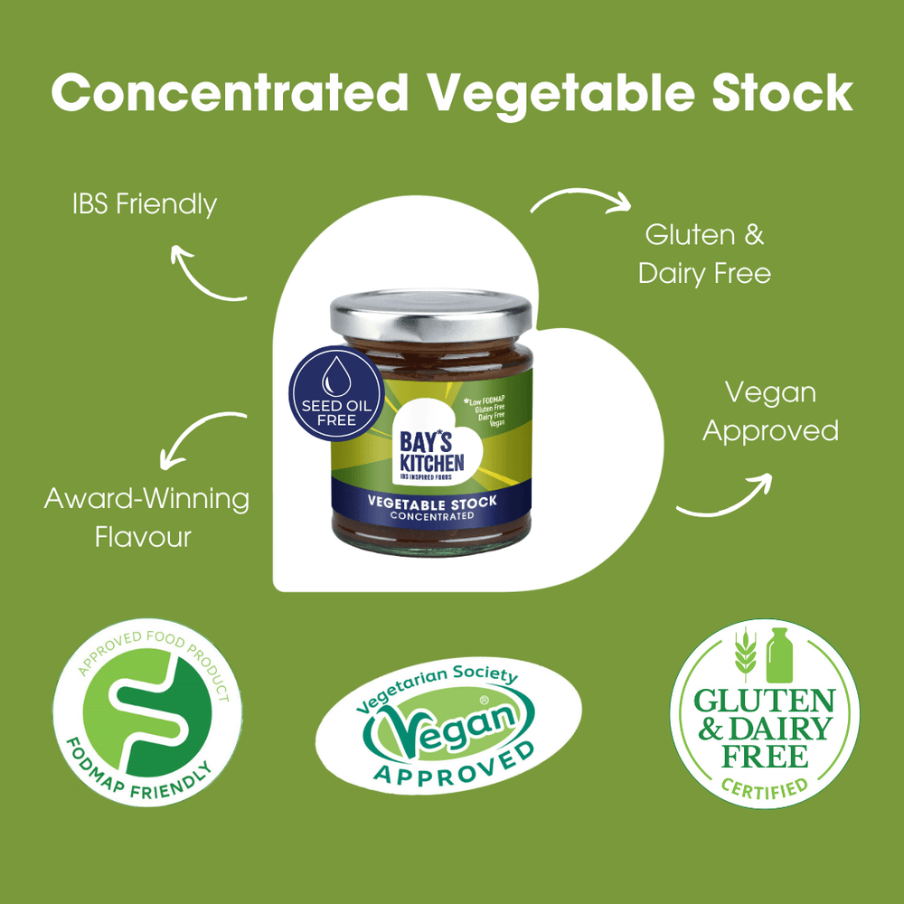 Low FODMAP Vegetable Stock - Gluten-Free, Dairy-Free & Vegan