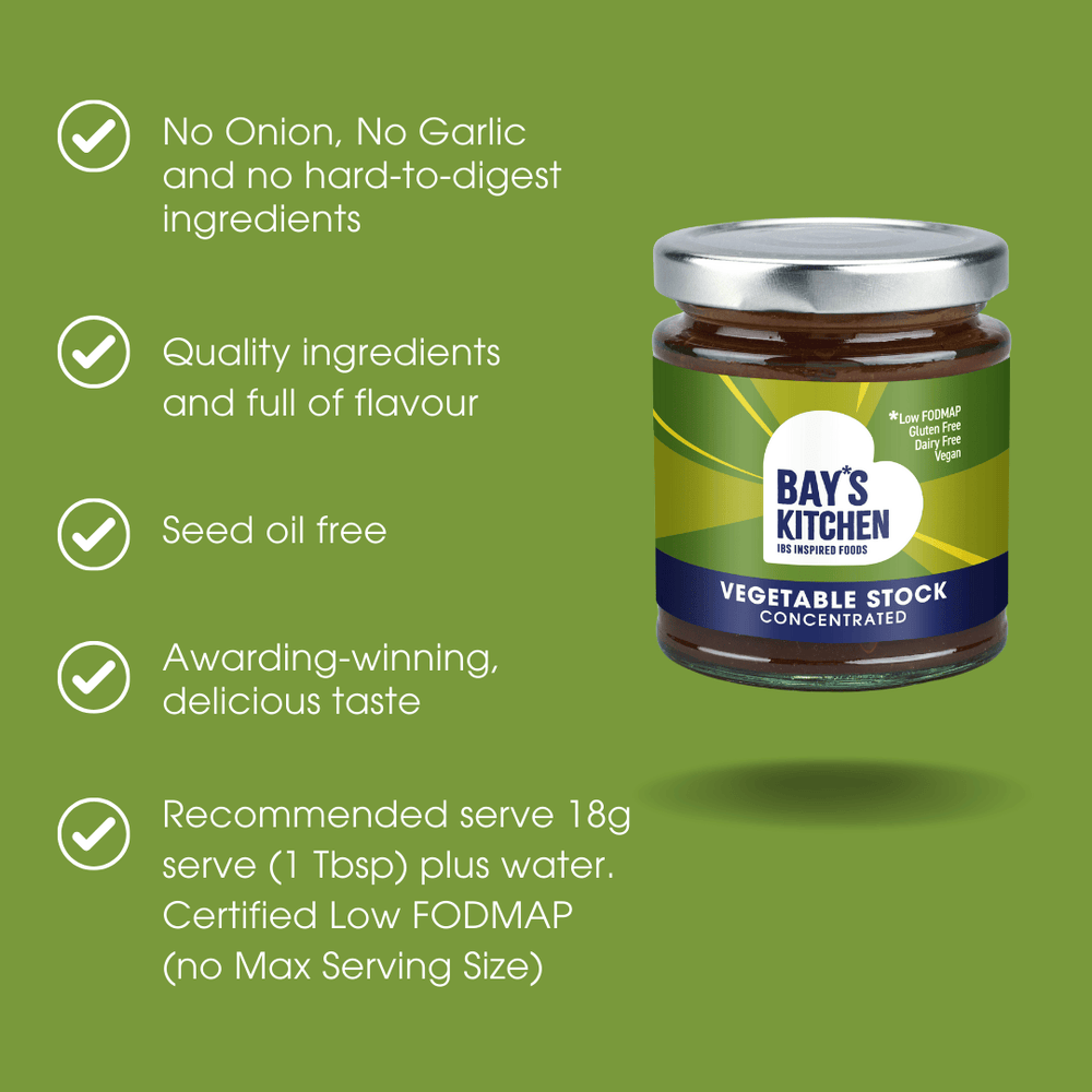 Low FODMAP Vegetable Stock - Gluten-Free, Dairy-Free & Vegan